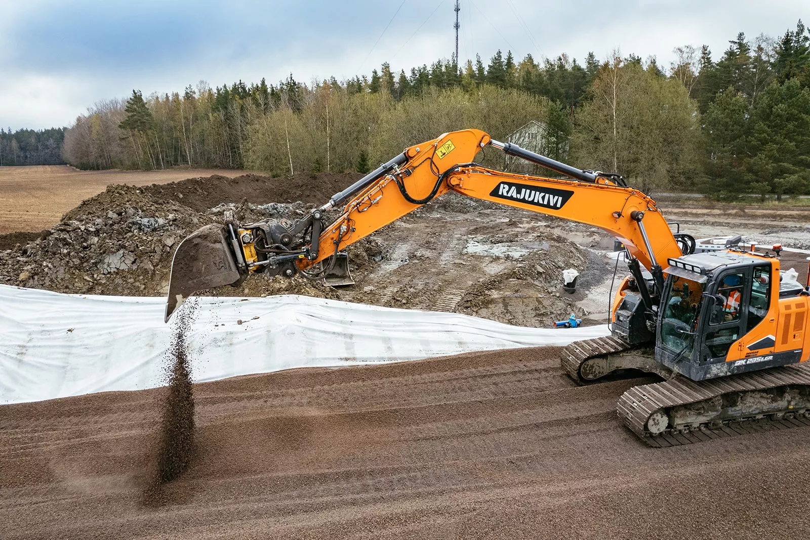 Uuden asuinalueen kevennysrakenteet Leca®-sorasta | Leca Finland