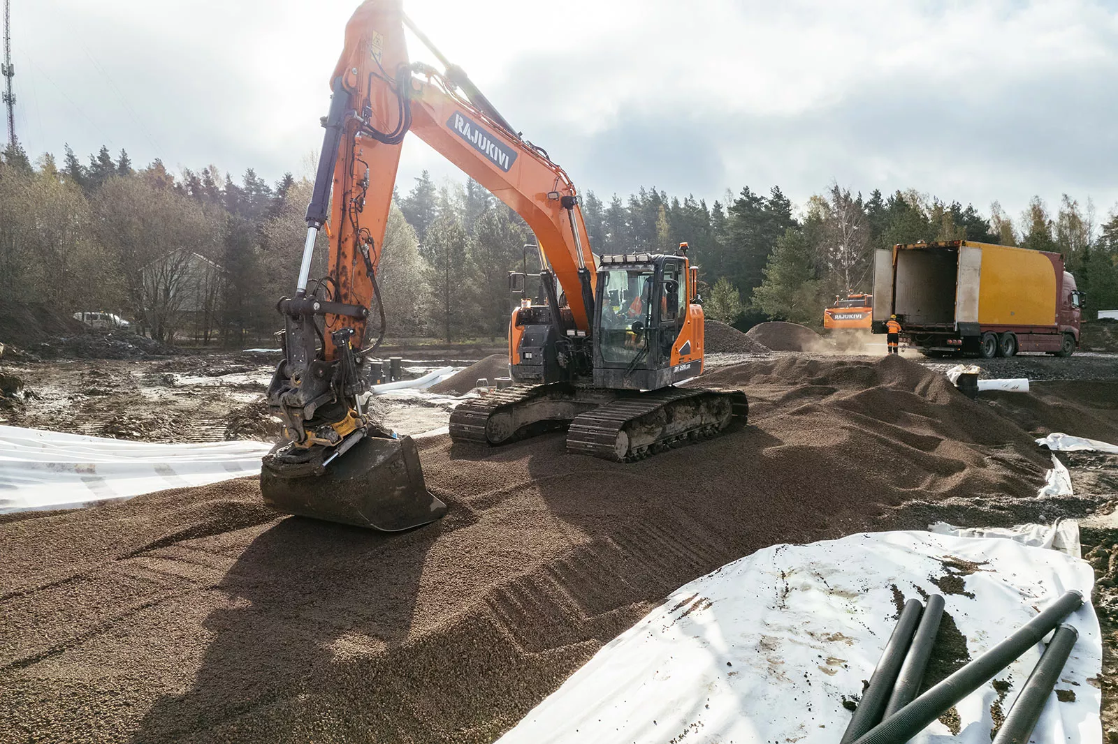 Uuden asuinalueen kevennysrakenteet Leca®-sorasta | Leca Finland
